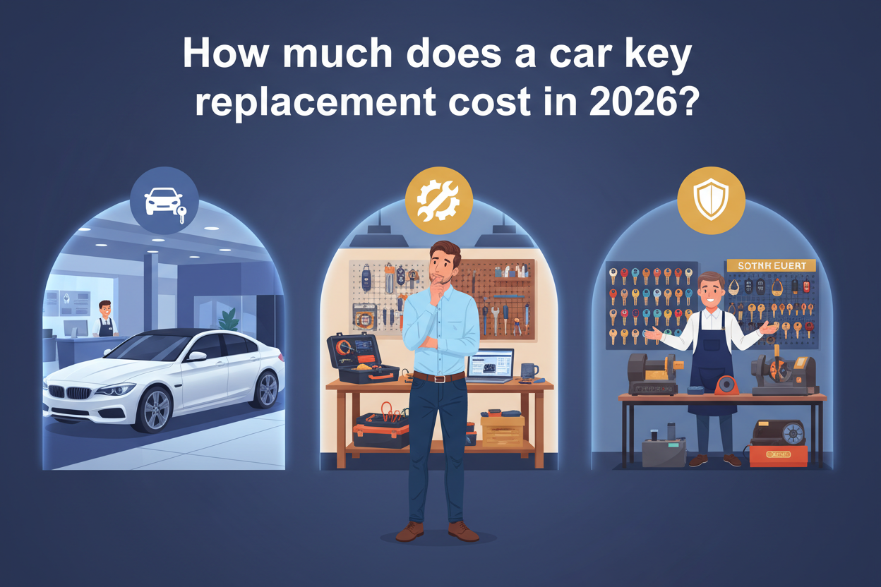 How Much Does a Car Key Replacement Cost in 2026? (Dealer vs Locksmith ...