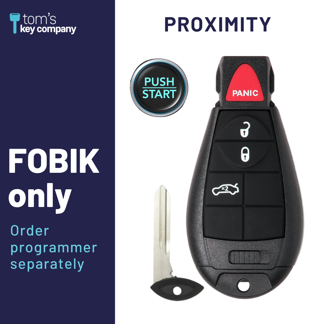 Brand New Aftermarket 4 Button Proximity FOBIK for Select Dodge Vehcle ...