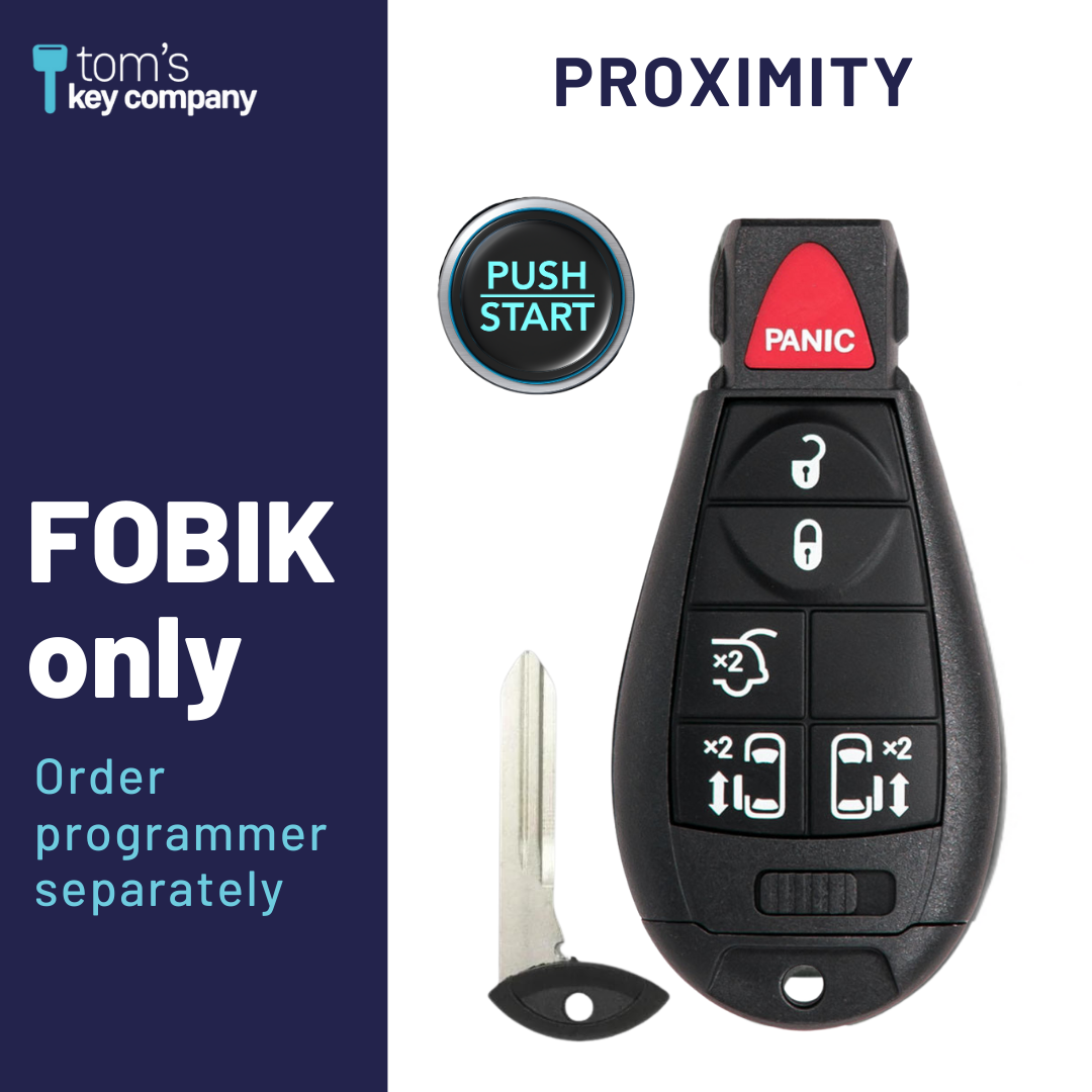 Brand New Aftermarket 6 Button Proximity FOBIK for Select Chrysler & V ...