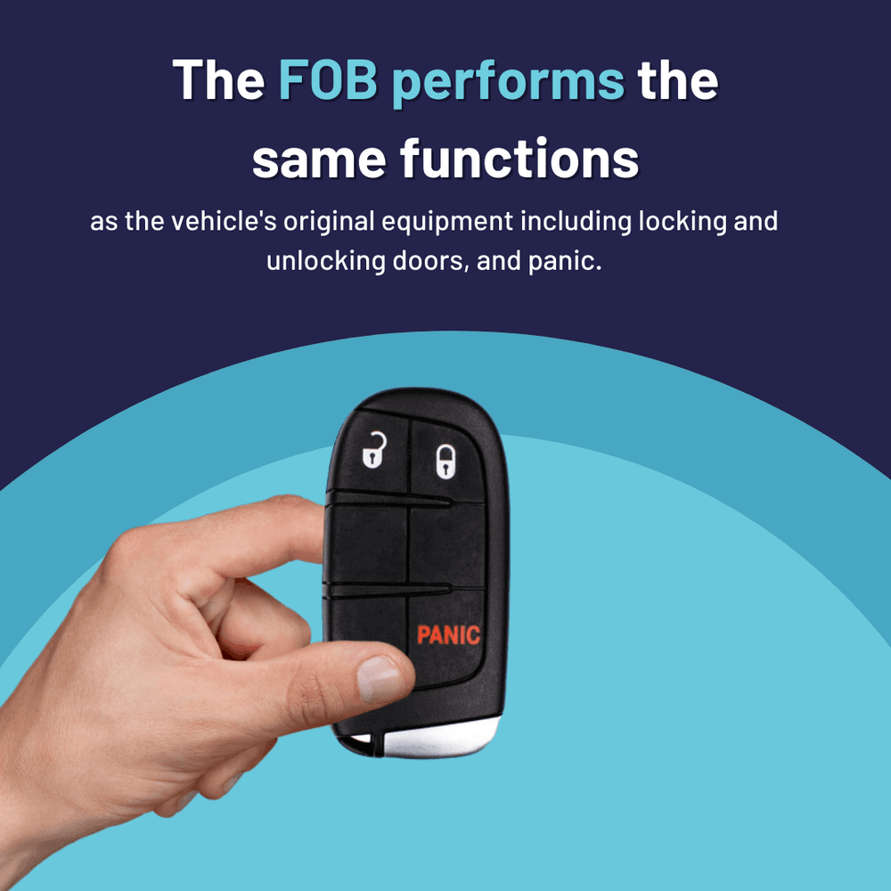 Jeep Compass & Renegade 3 Button Smart Key FOB with Programmer (CDSK-H