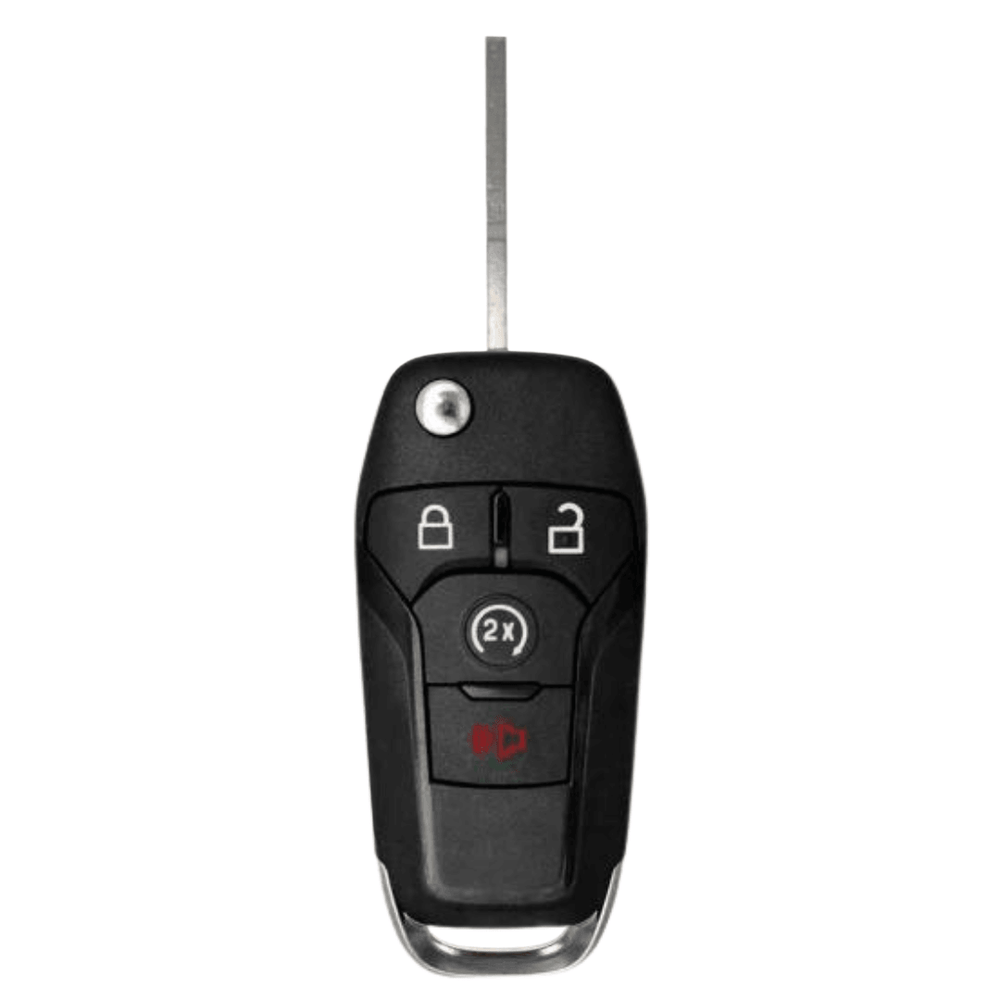 Ford Aftermarket Keyless Entry Flip Key 4-Button with Remote Start (FO