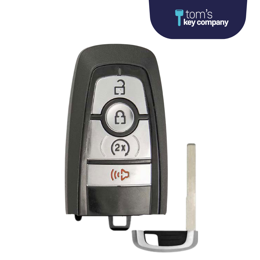Brand New Aftermarket 4-Button 2-WAY Smart Key with Remote Start Butto ...