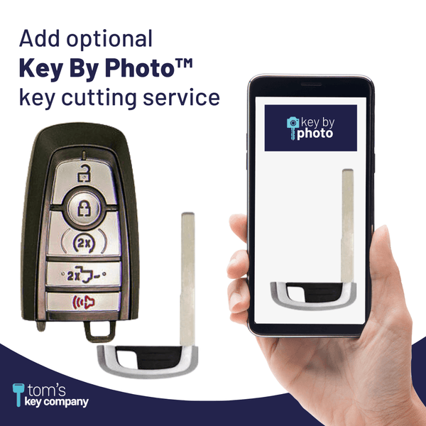 Brand New Aftermarket 5-Button Smart Key with Remote Start and Tailgat ...