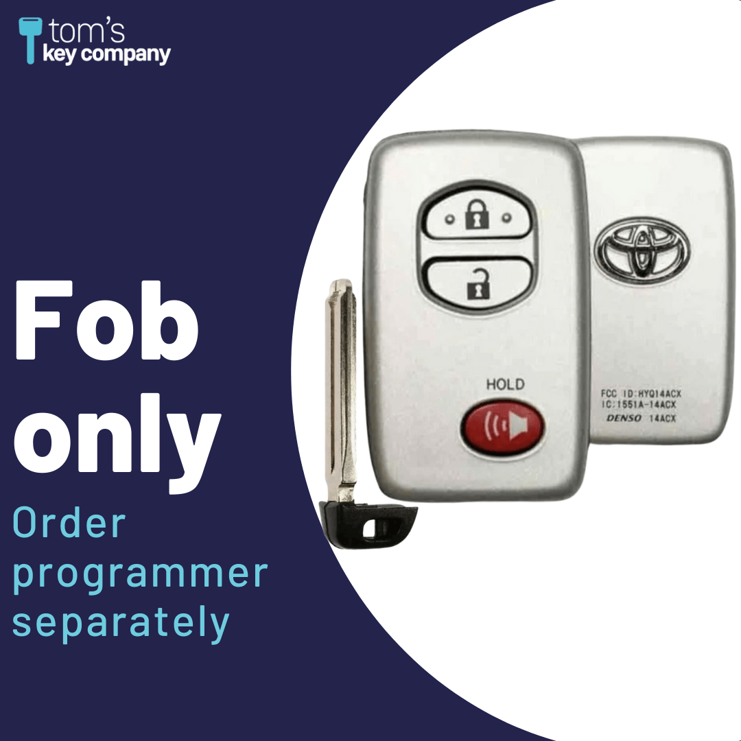 2010-2019 Toyota 4Runner / New 3-Button OEM Smart Key FOB (HYQ14ACX-3B ...