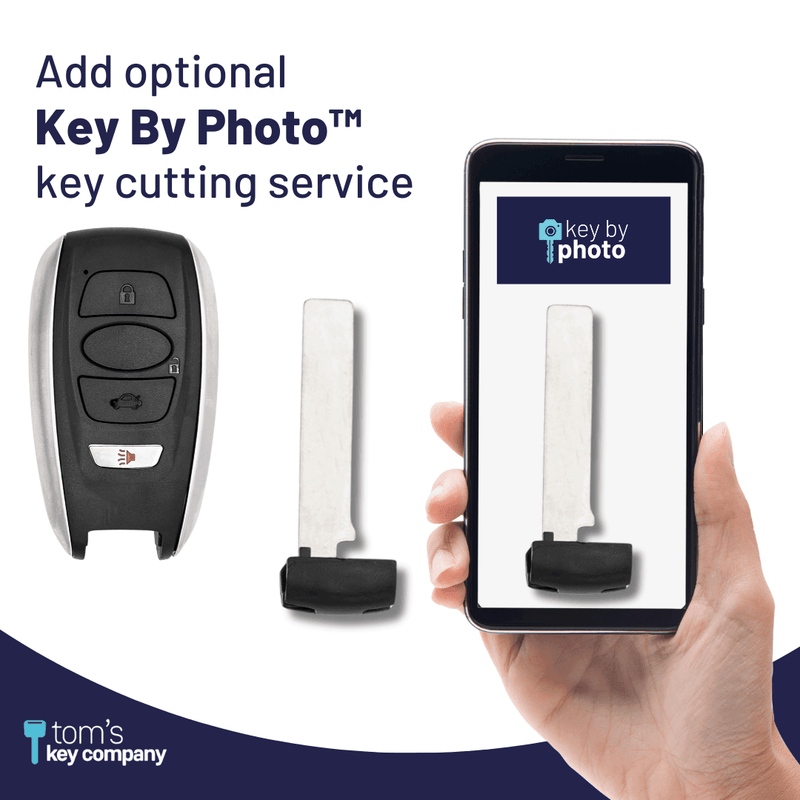 Brand New Aftermarket 4 Button Smart Key with Trunk Release for Subaru ...