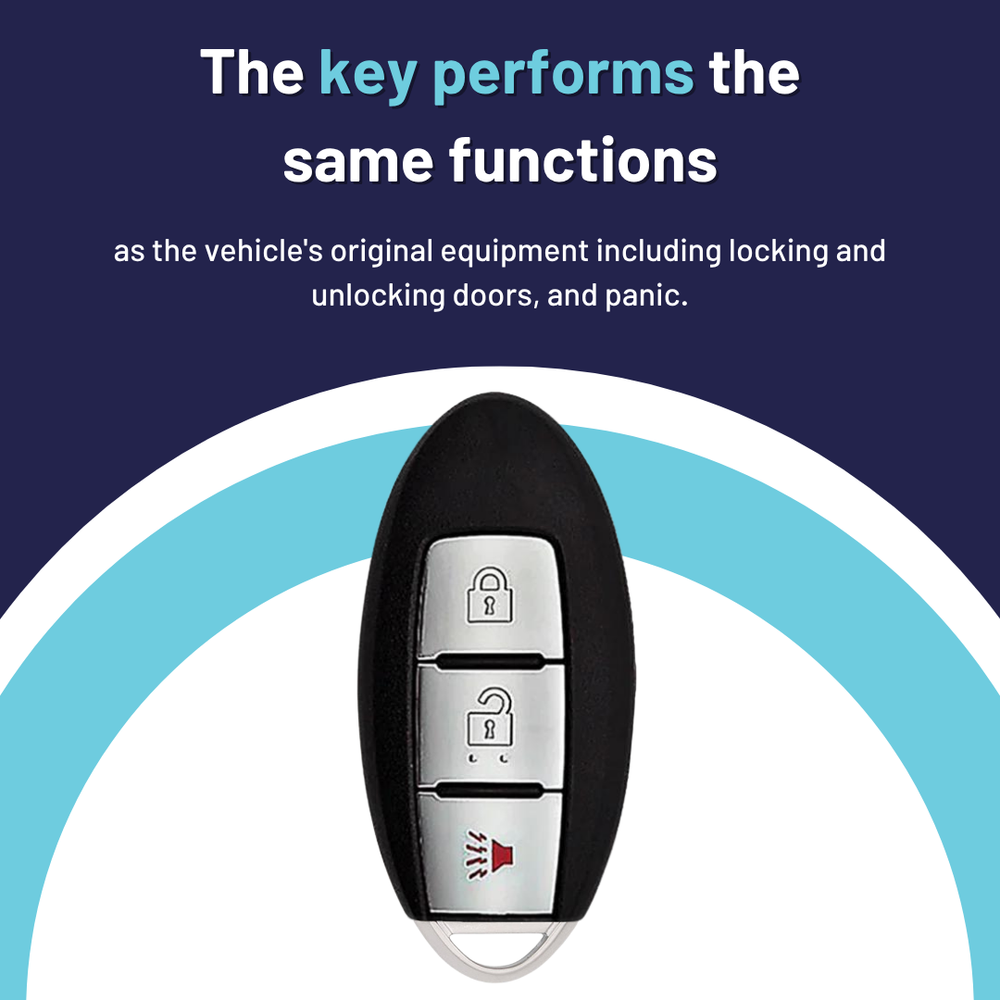 Brand New Aftermarket Smart Key for Select Nissan Cube, Juke, Leaf, No ...