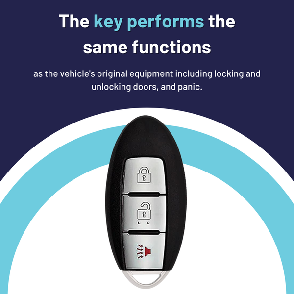 Brand New Aftermarket Smart Key for Select Nissan Cube, Juke, Leaf, No ...