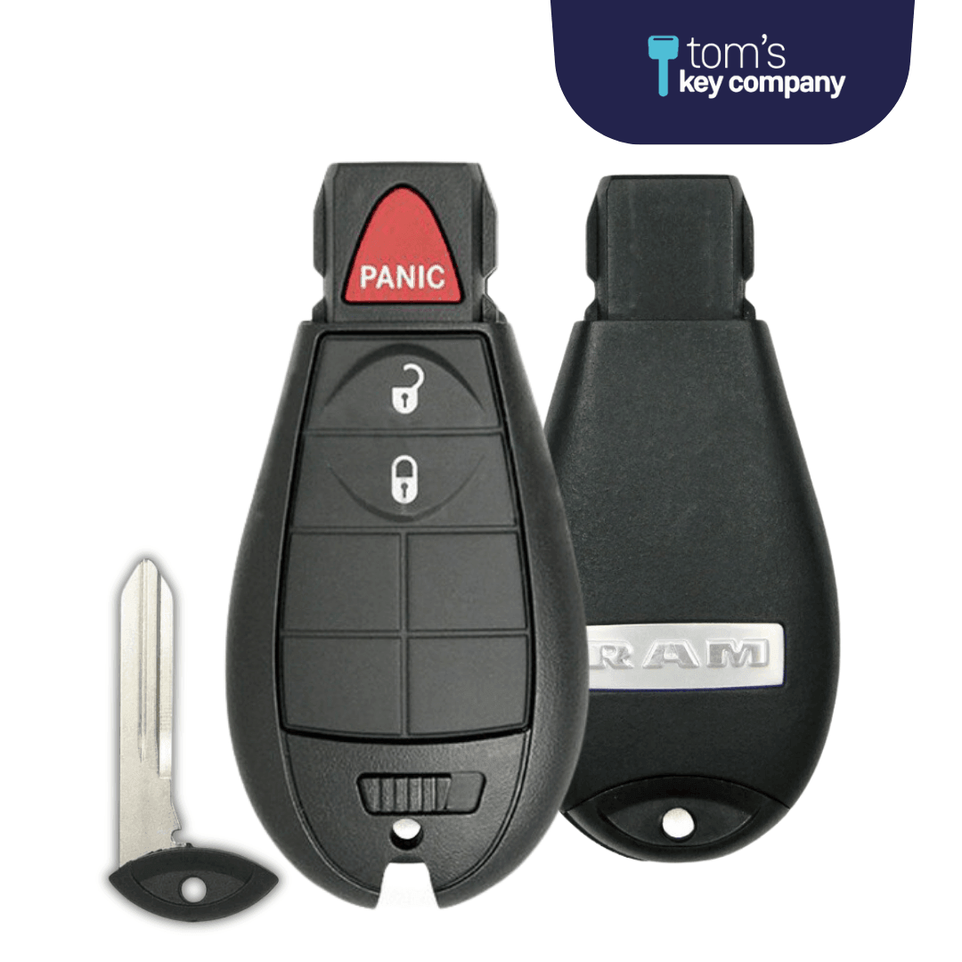 Brand New OEM 3 Button FOBIK for Select RAM Vehicles (RAM-3B-TRUCKS-FO