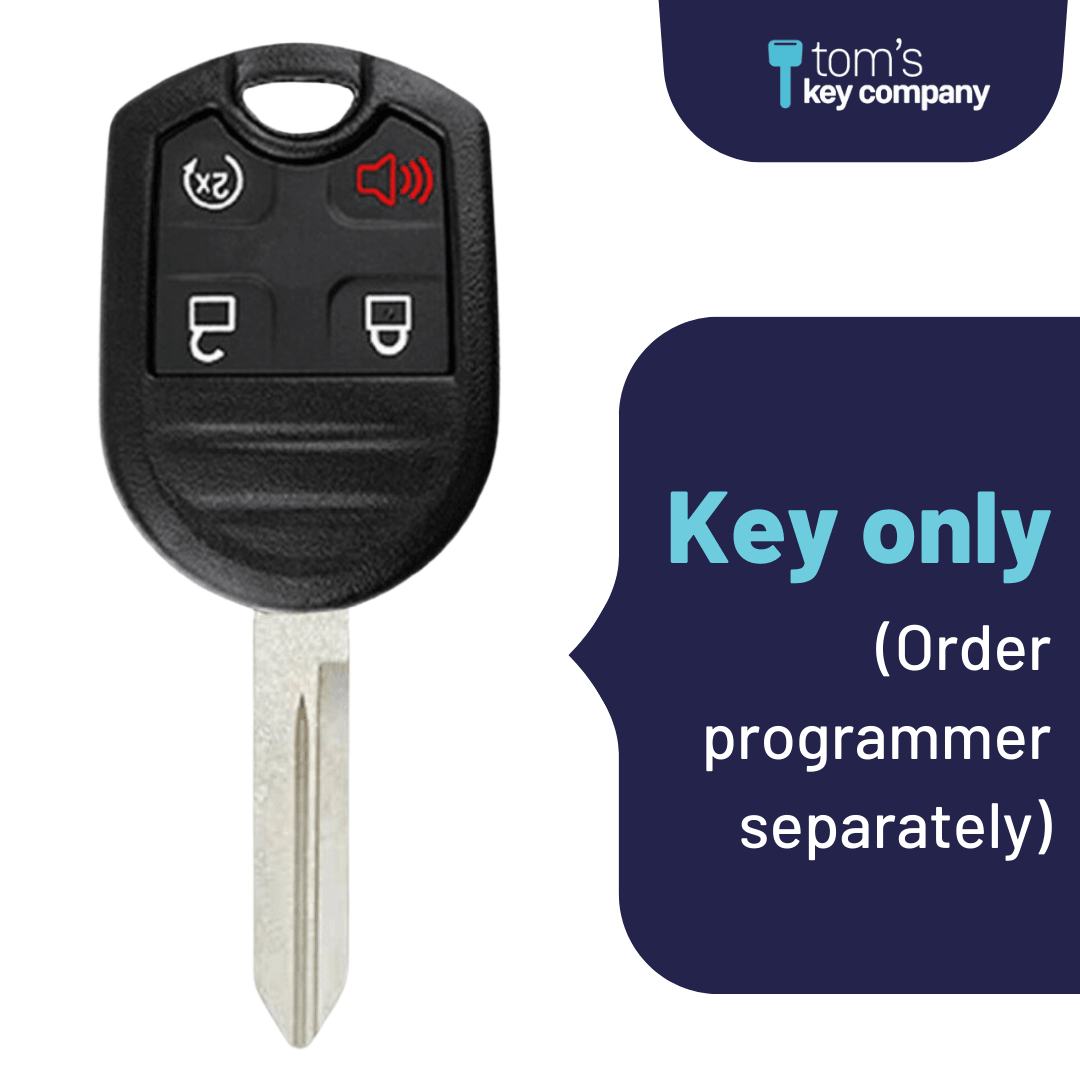 Ford Key and Keyless Entry Remote - 4 Button with Remote Start
