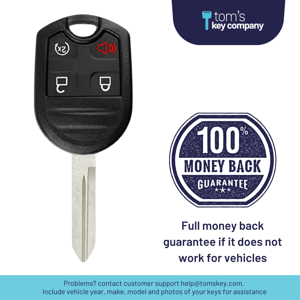 Ford Key and Keyless Entry Remote - 4 Button with Remote Start | Tom's ...
