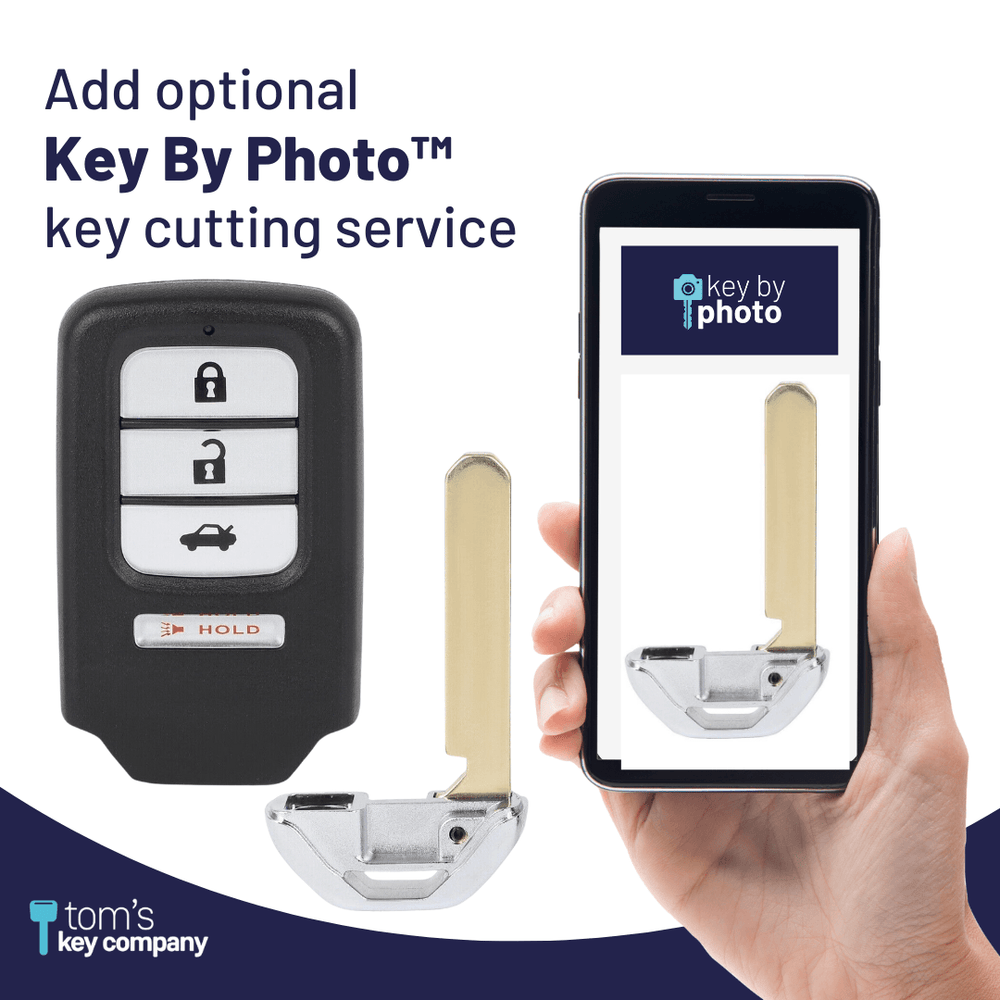 Honda Accord, Civic, & CR-V 4-Button Smart Key with Trunk Release ...