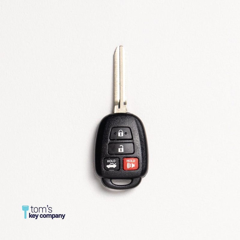 Toyota Camry & Corolla Key and Remote ("H" Chip Key with 4 Button FOB ...