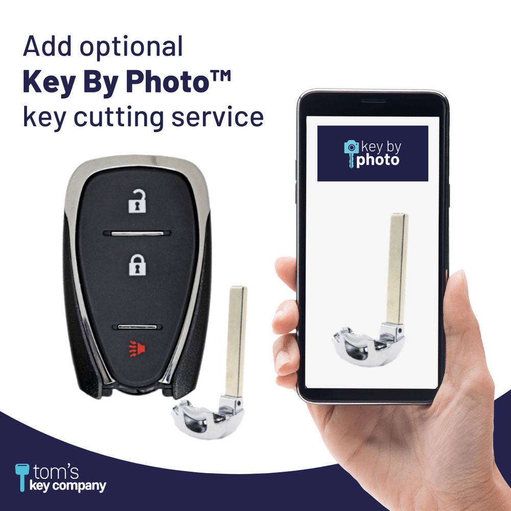 Chevrolet Equinox, Sonic, Spark & Trax 3-Button Smart Key (GMCHEVSK-3B