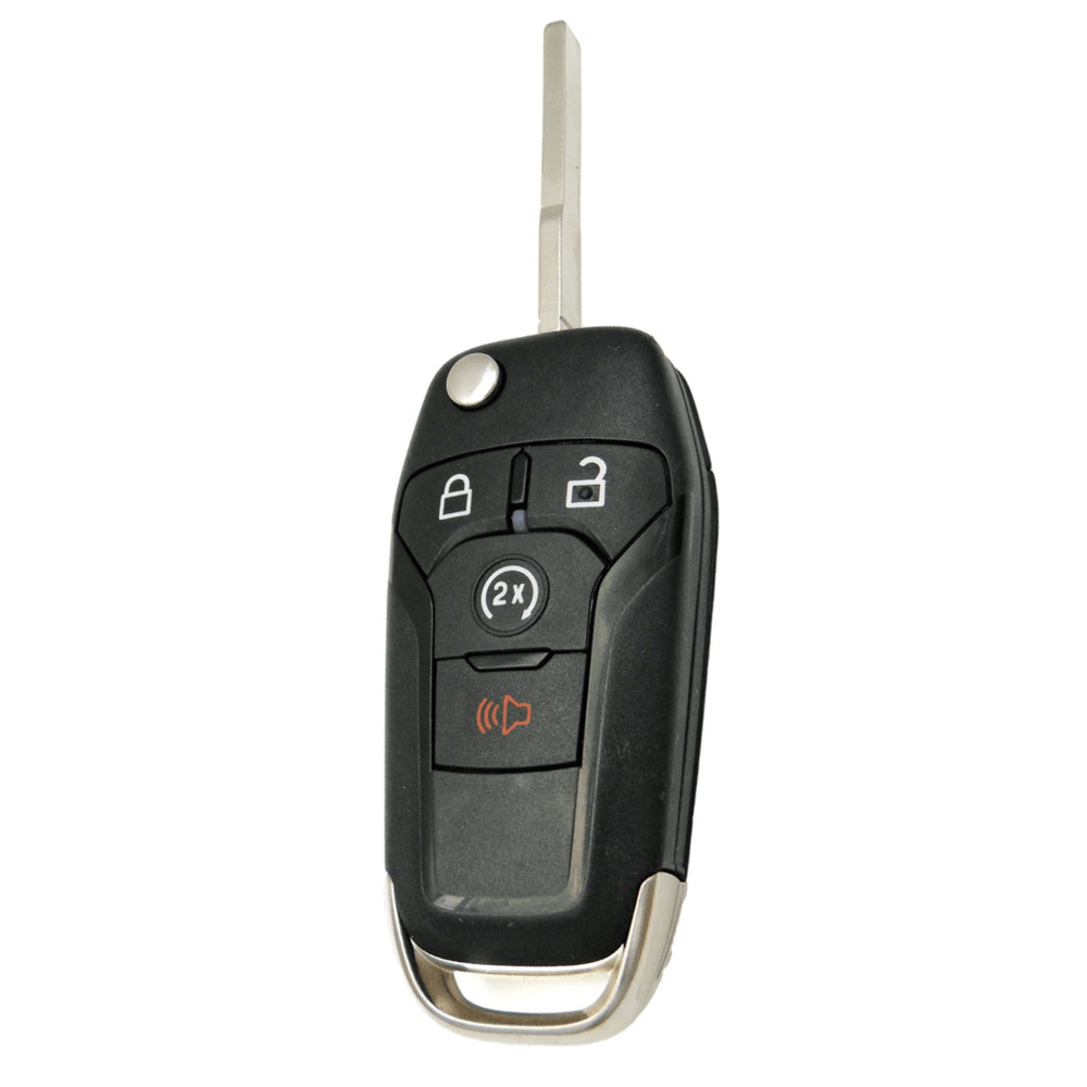 Ford Aftermarket Keyless Entry Flip Key 4-Button with Remote Start (FO