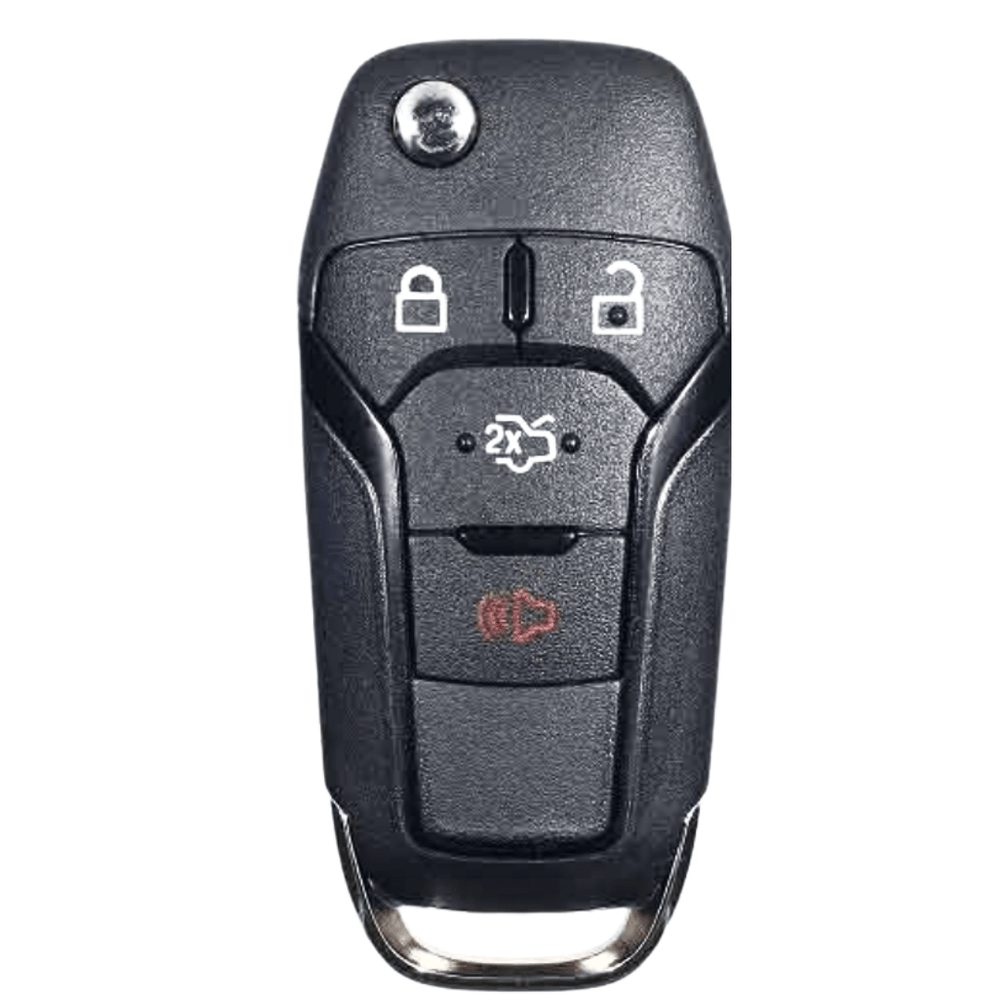 Ford Aftermarket Keyless Entry Flip Key 4-Button with Trunk Release (F