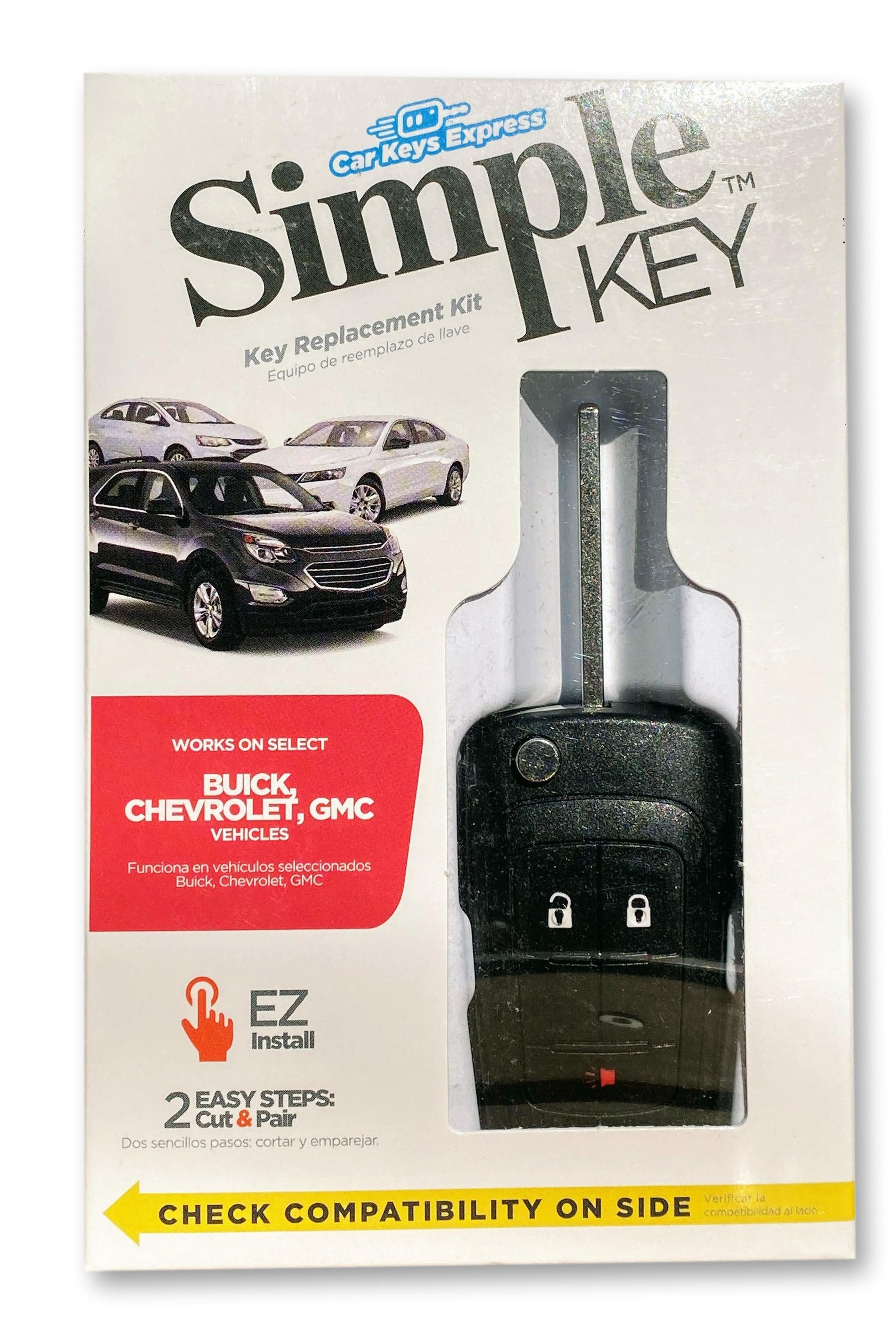 GM Simple Key 3 Button Flip Key (GMFK3SK-KIT)