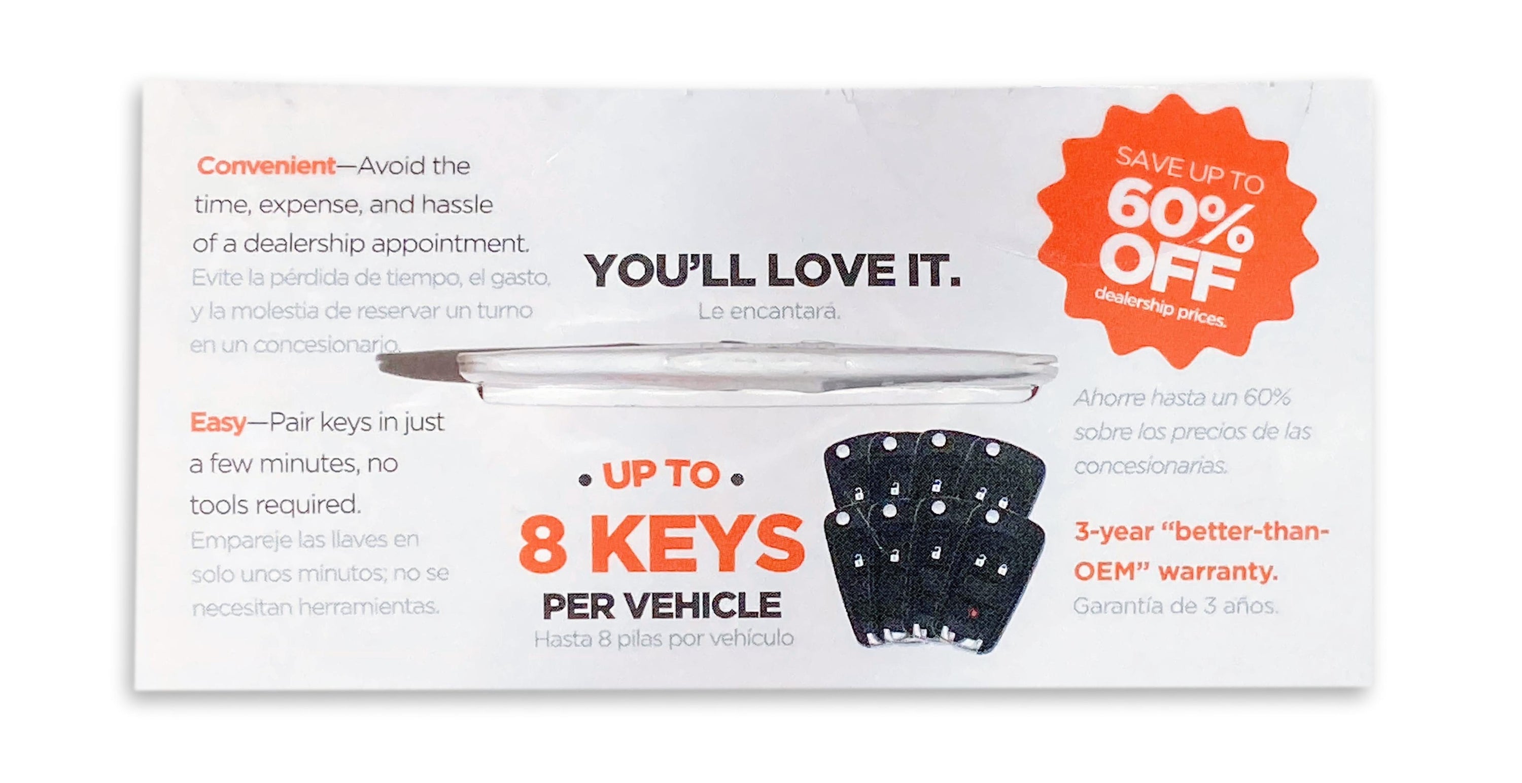 GM Simple Key 3 Button Flip Key (GMFK3SK-KIT) | Tom's Key Company