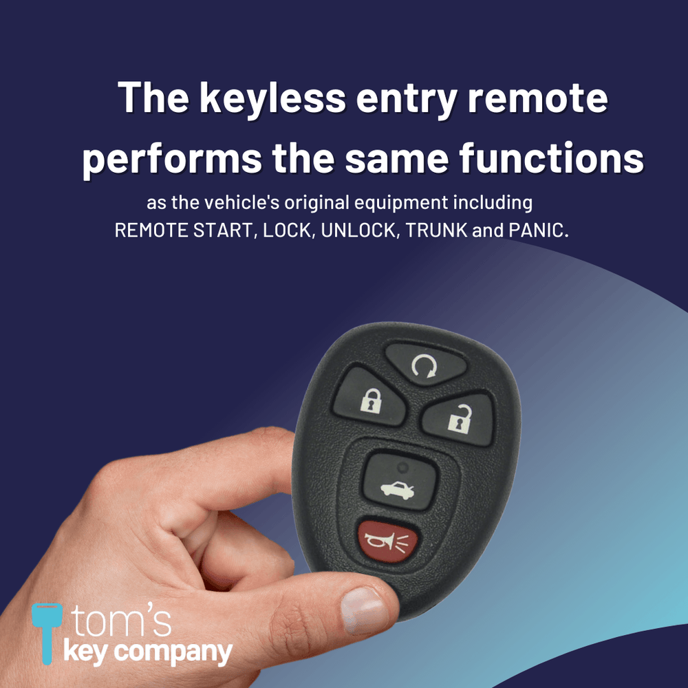 Keyless Entry Remote for Select Buick, Chevrolet, Pontiac & Saturn Veh