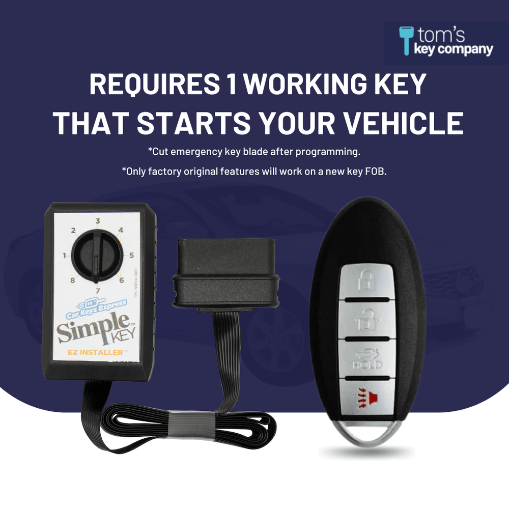 Nissan & INFINITI Simple Key - Program Smart Key Fobs for Your Vehicle