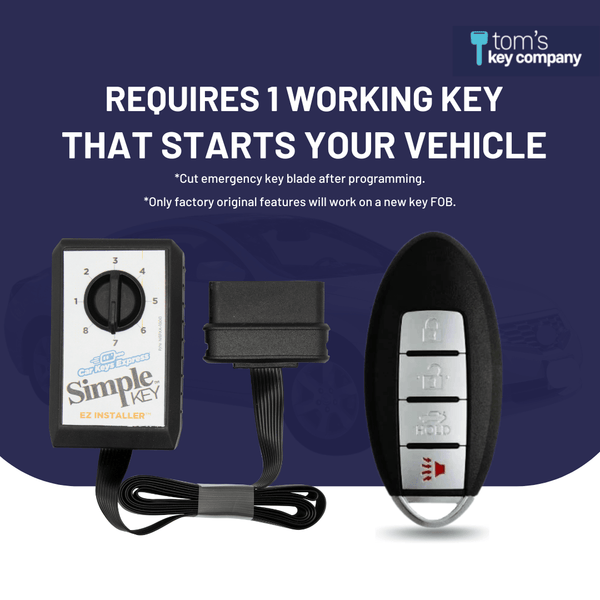 Nissan & INFINITI Simple Key - Program Smart Key Fobs for Your Vehicle