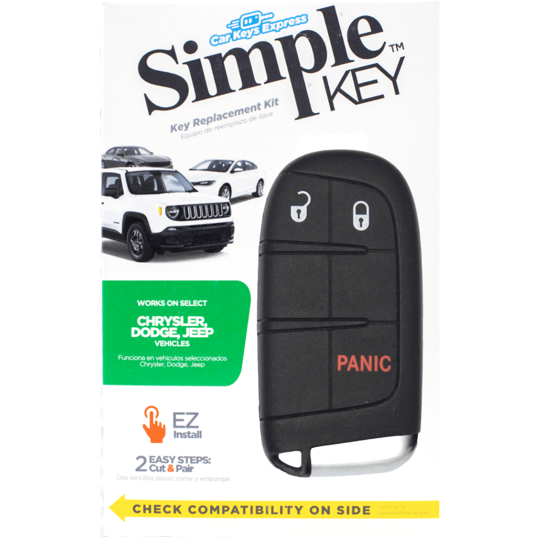 Chrysler, Dodge, Jeep and Ram Simple Key Programmer for Smart Key Fob