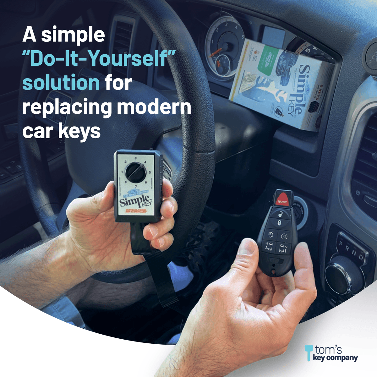 Chrysler, Dodge, Jeep and Volkswagen Simple Key Programmer for Non-Pro