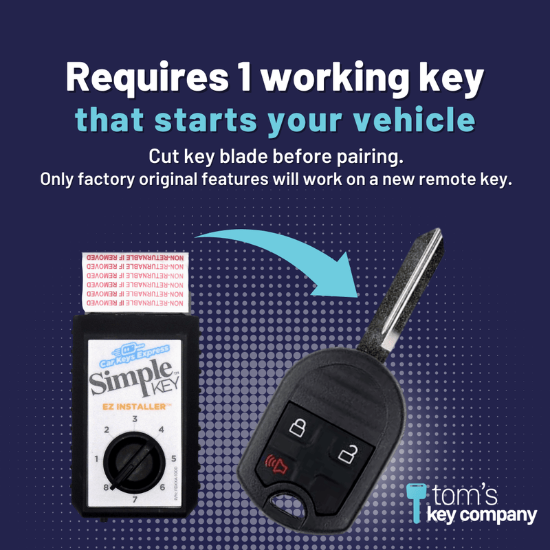 Simple Key Programming Kit - Ford & Lincoln Vehicles (FORRK3SK-KIT)
