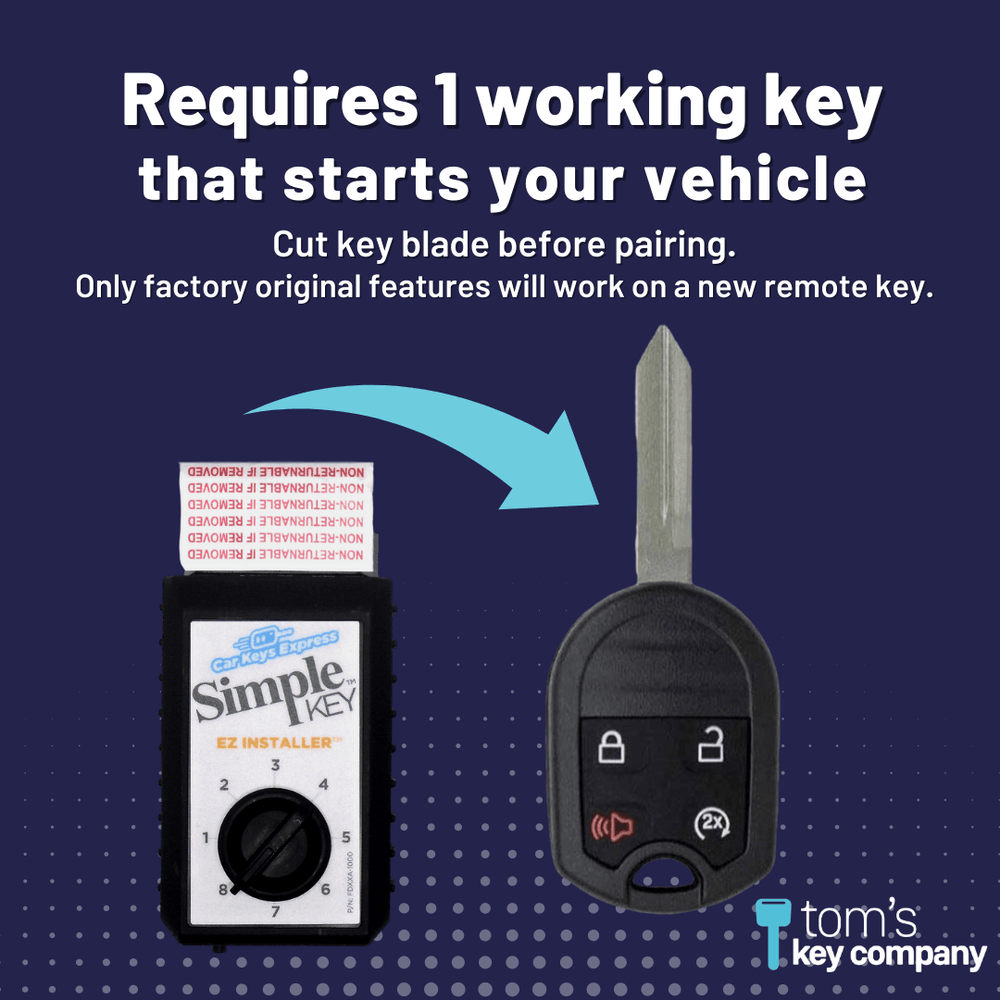 Simple Key Programming Kit - Ford & Lincoln (FORRK4RSSK-REMOTE-START-K