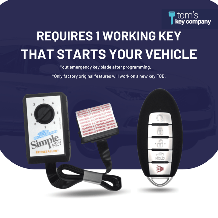 Nissan & INFINITI Simple Key - Program Smart Key Fobs for Your Vehicle